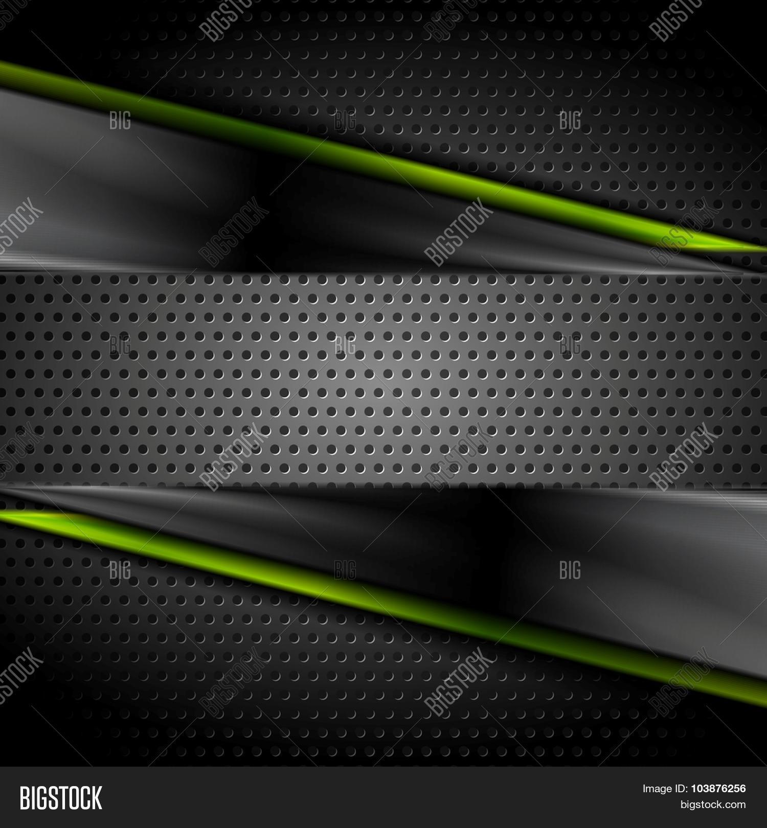 Tech Dark Glossy Vector & Photo (Free Trial) | Bigstock