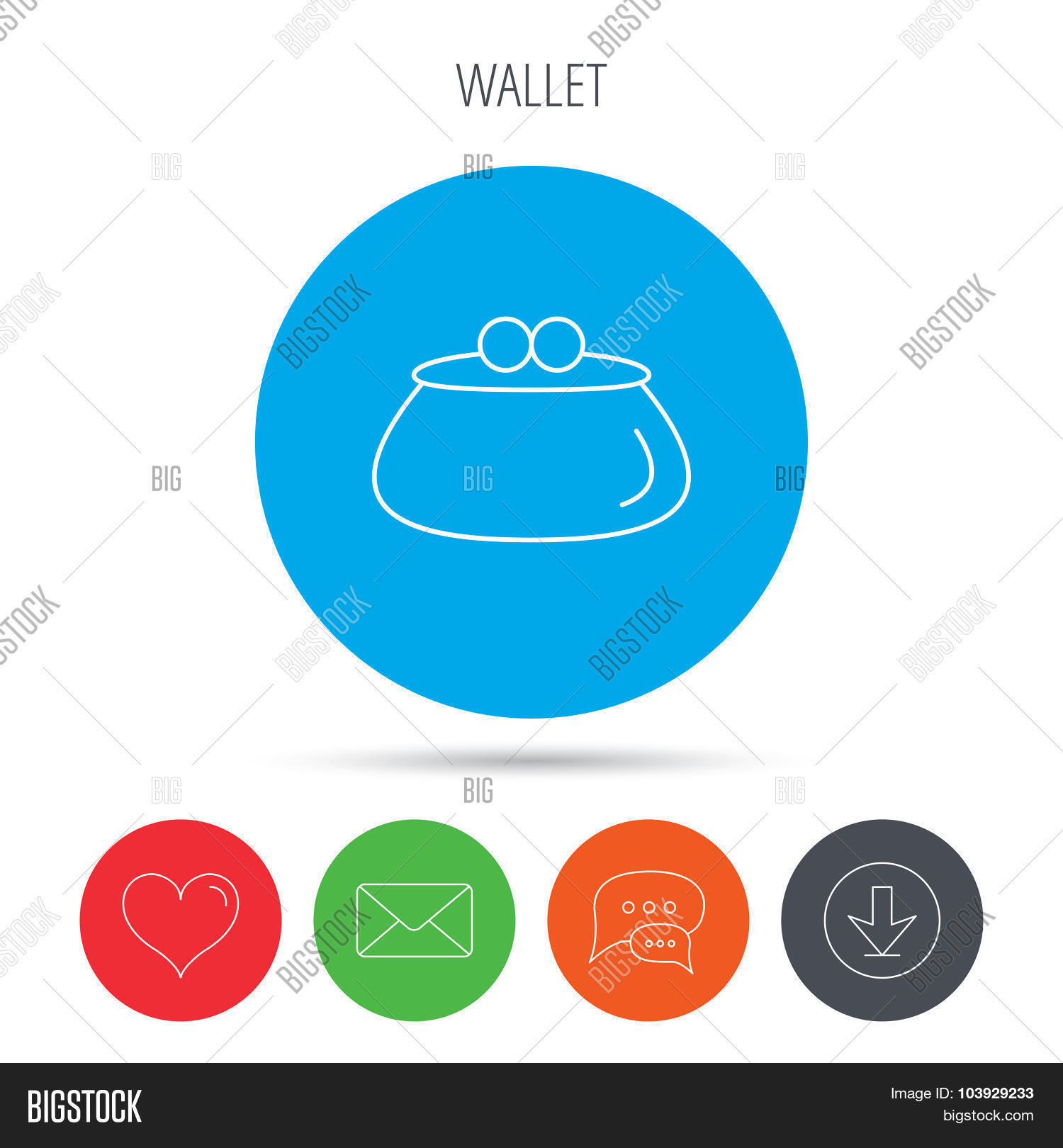Vintage Wallet Icon. Vector & Photo (Free Trial) | Bigstock