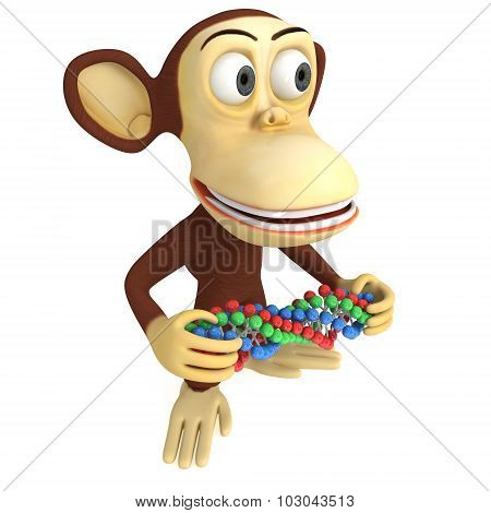 3D Funny Monkey Dna Image & Photo (Free Trial) | Bigstock