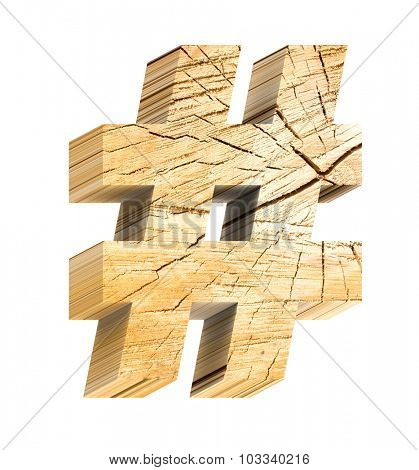 Number Sign Pine Wood Image & Photo (Free Trial) | Bigstock