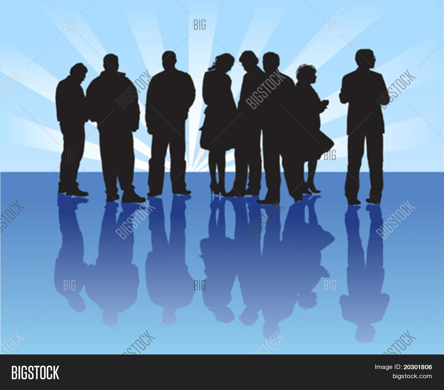 Vector Drawing Groups Vector & Photo (Free Trial) | Bigstock