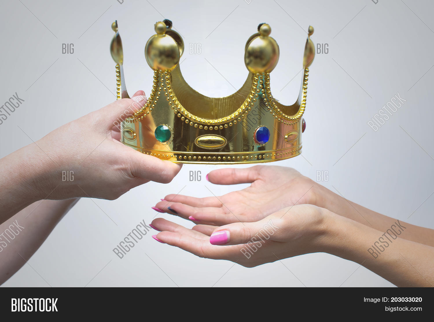 Hands Gives Golden Image & Photo (Free Trial) | Bigstock