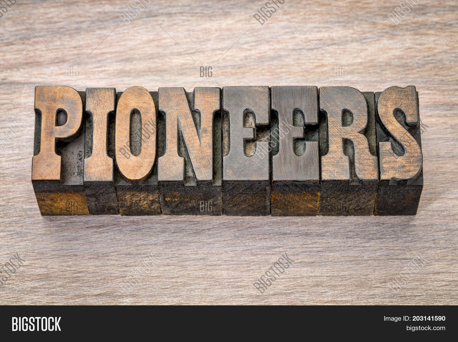 Pioneers Banner - Text Image & Photo (Free Trial) | Bigstock