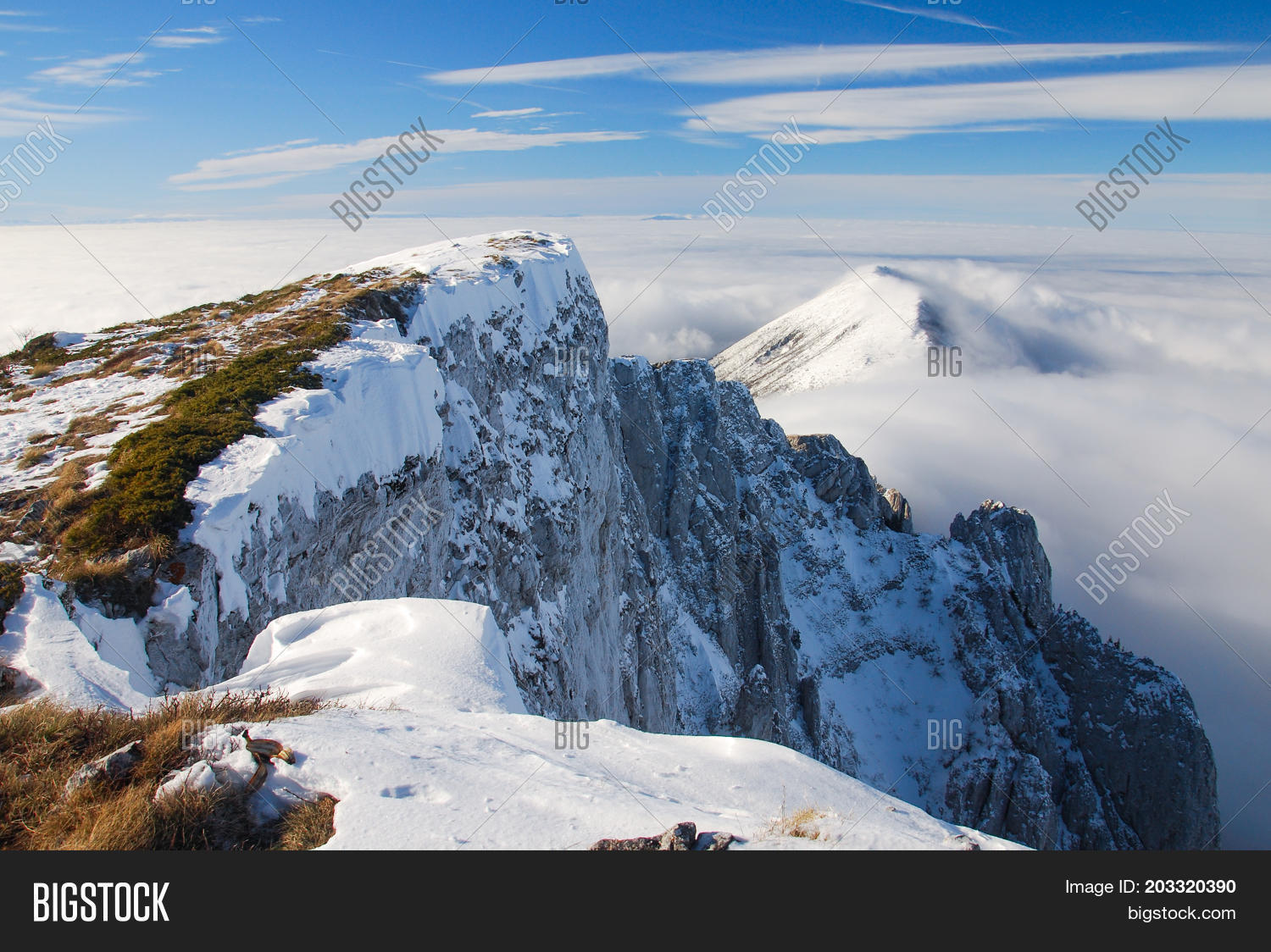 Mountain Peak Above Image & Photo (Free Trial) | Bigstock