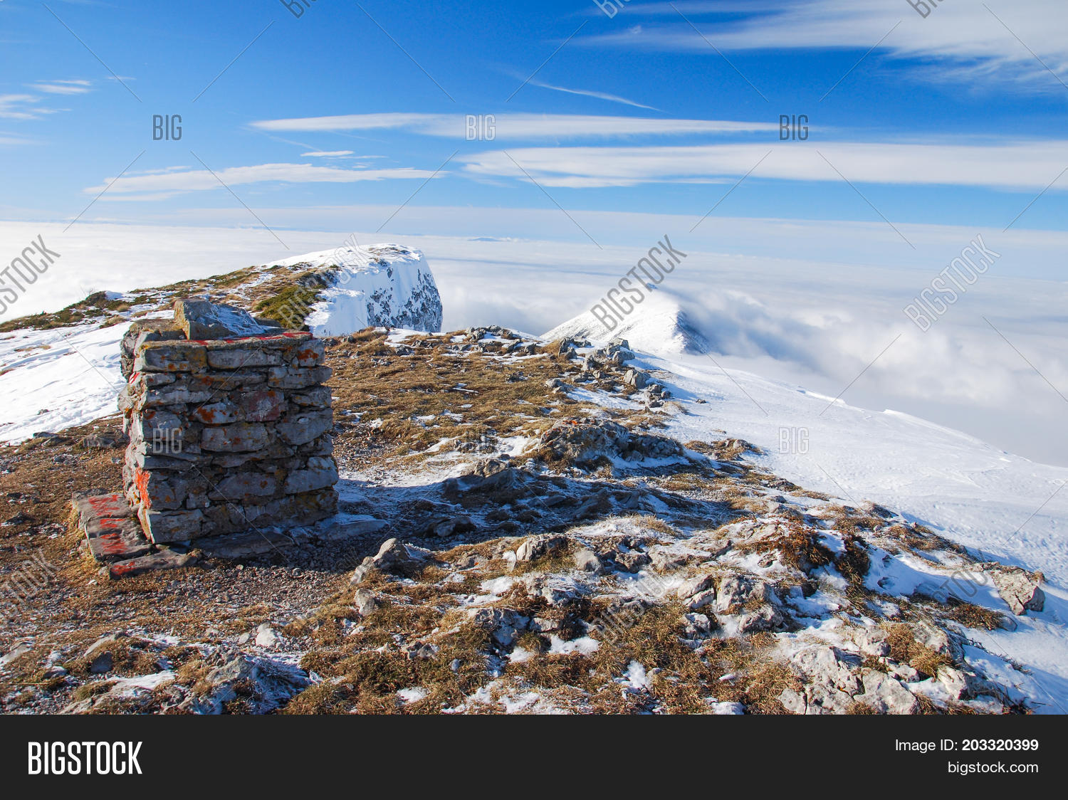 Mountain Peak Above Image & Photo (Free Trial) | Bigstock