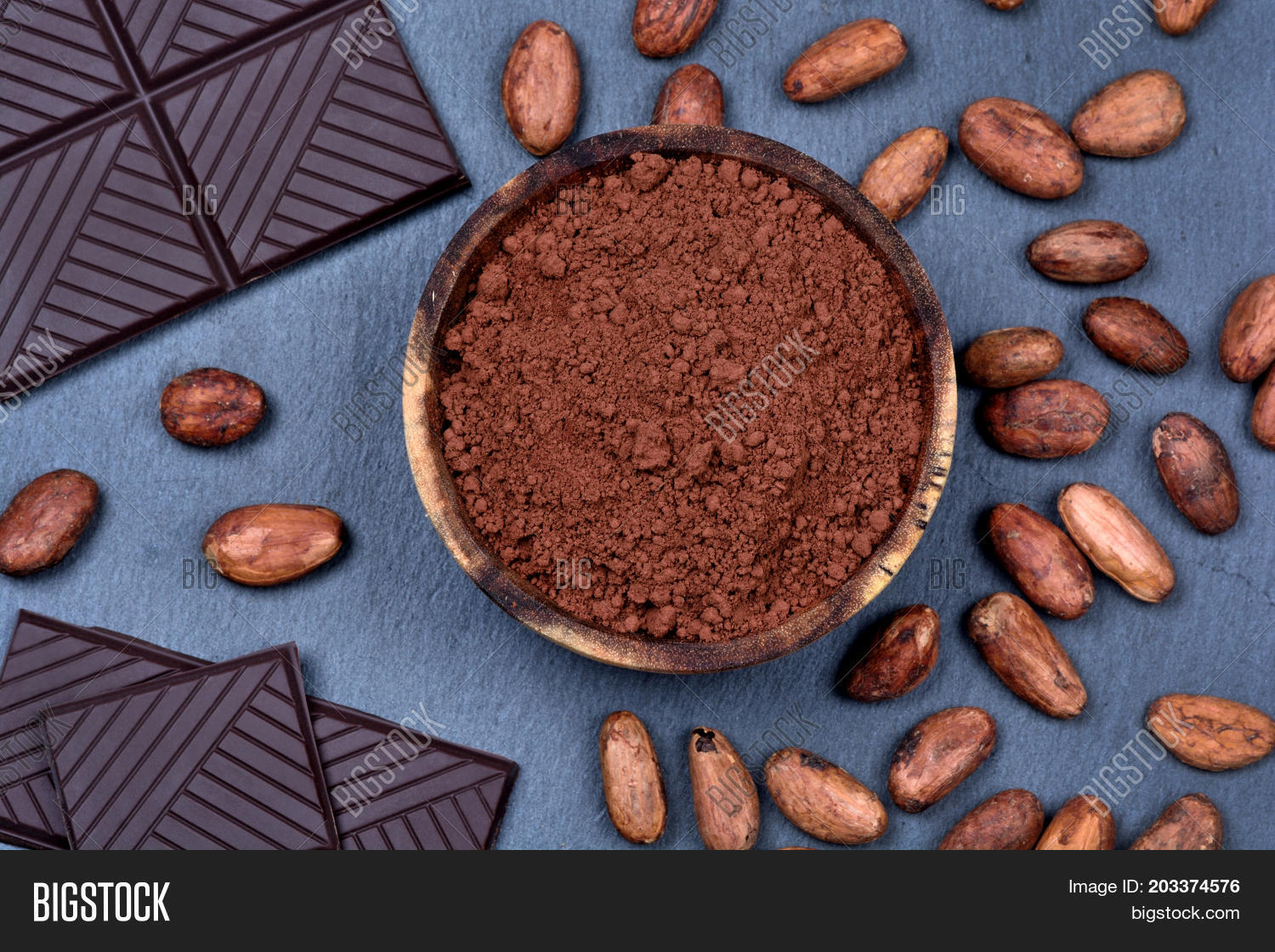 Cacao Powder Bowl Image & Photo (Free Trial) | Bigstock