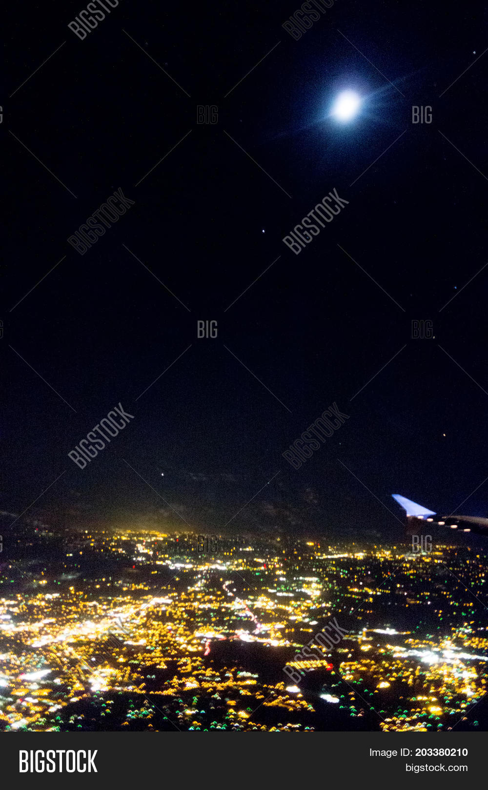 Flying Night Over Image & Photo (Free Trial) | Bigstock