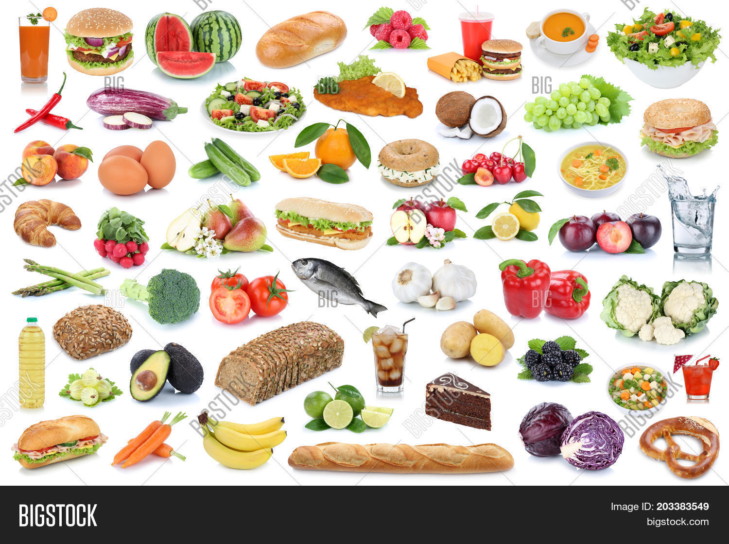 Food Drink Collection Image & Photo (Free Trial) | Bigstock