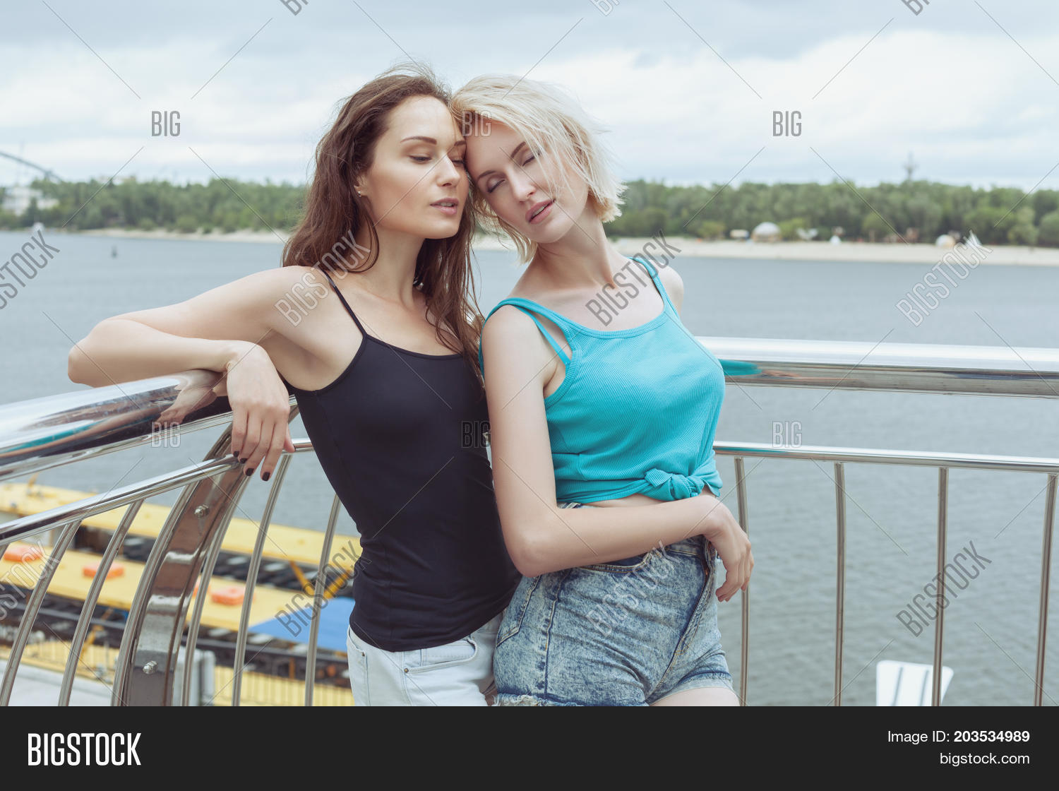 Woman Touched Woman Image & Photo (Free Trial) | Bigstock