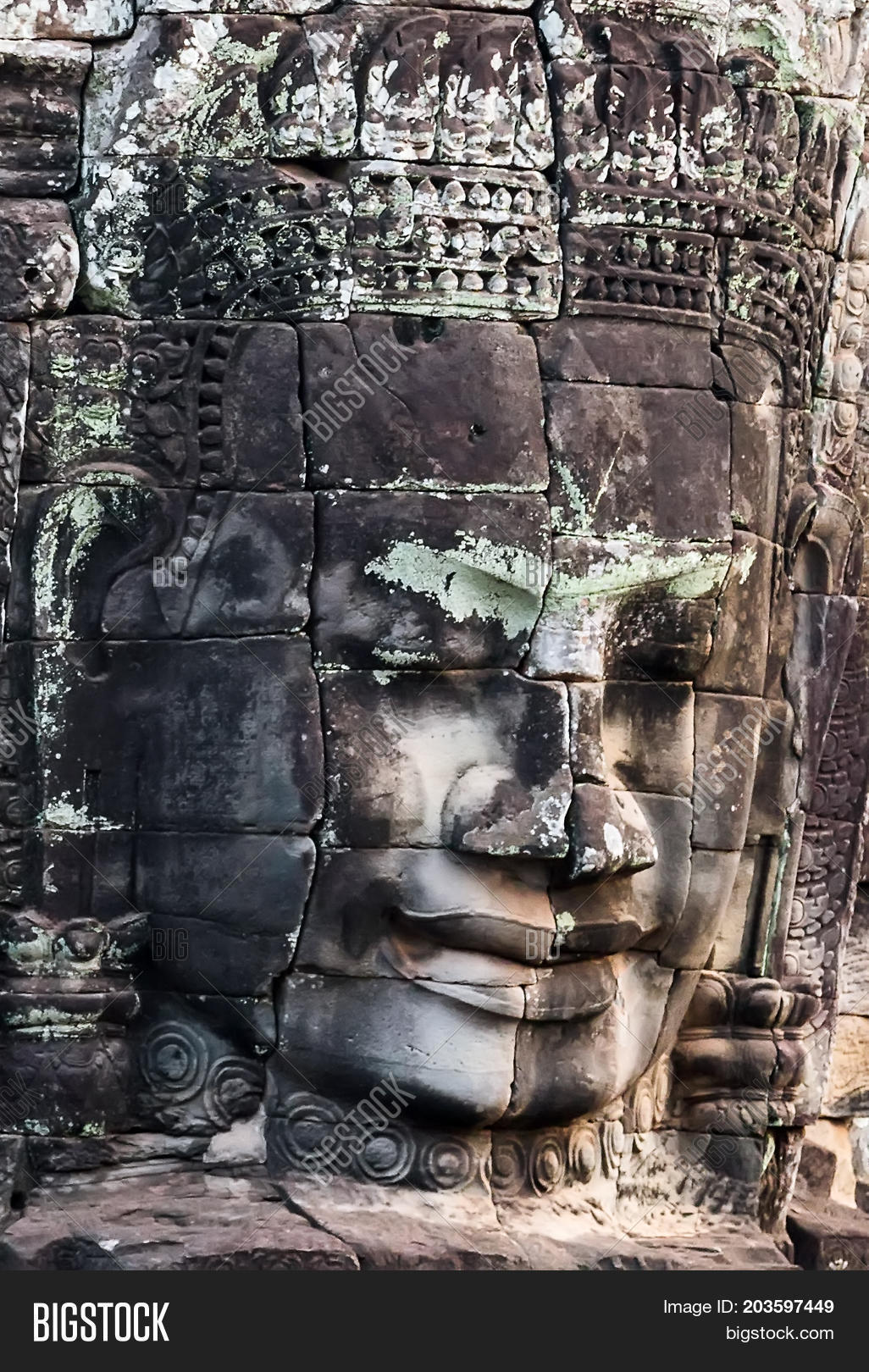 Ancient Stone Faces Image & Photo (Free Trial) | Bigstock