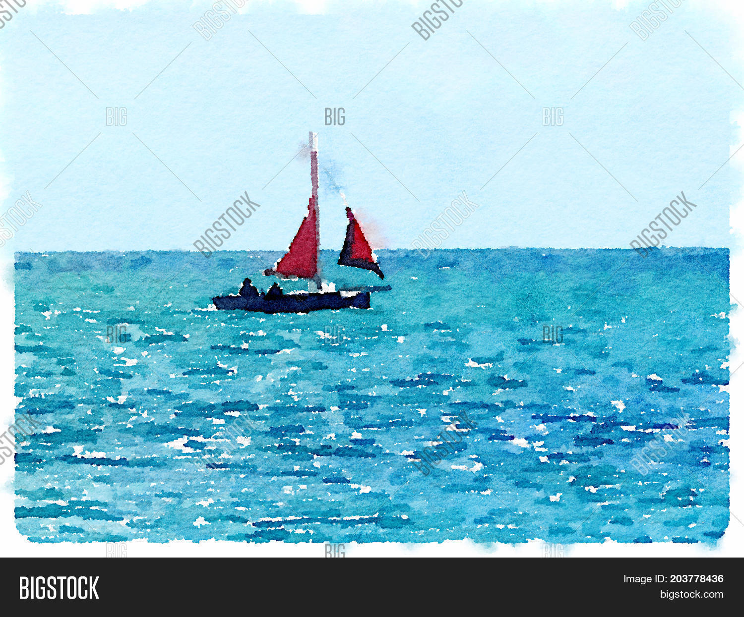 Digital Watercolor Image & Photo (Free Trial) | Bigstock