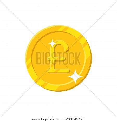 Gold Pound Coin Vector & Photo (Free Trial) | Bigstock