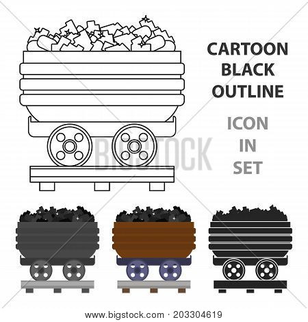 Minecart Icon Cartoon Vector & Photo (Free Trial) | Bigstock