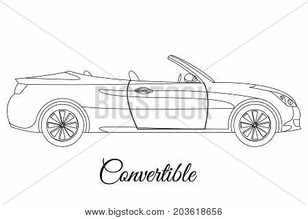 Convertible Car Body Vector & Photo (Free Trial) | Bigstock