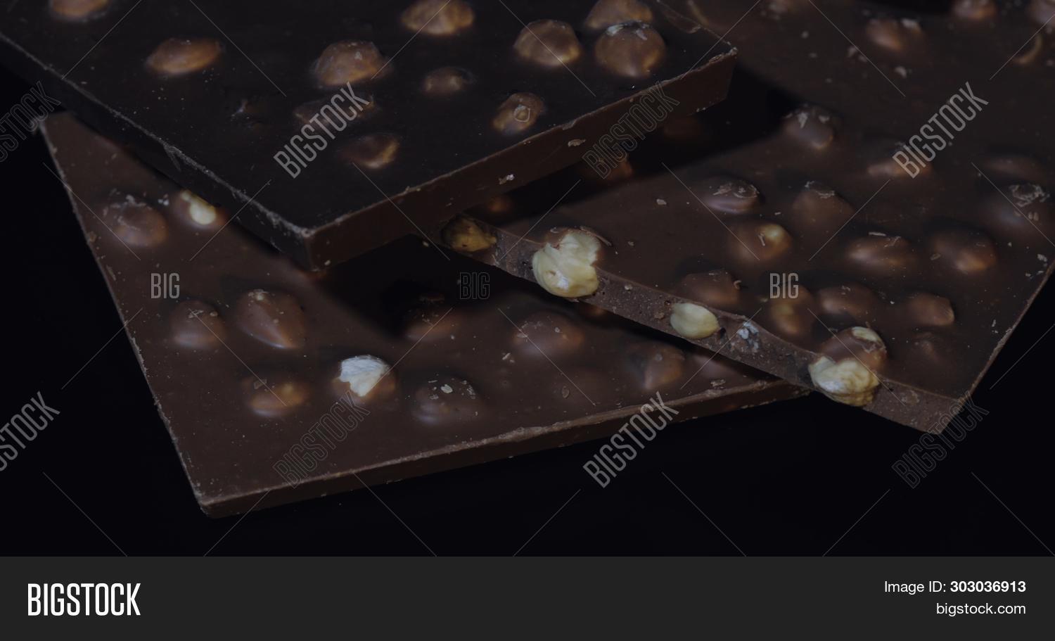 Dark Chocolate Blocks Image & Photo (Free Trial) | Bigstock