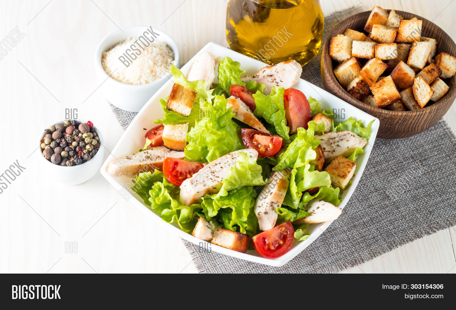 Fresh Salad Made Image & Photo (Free Trial) | Bigstock