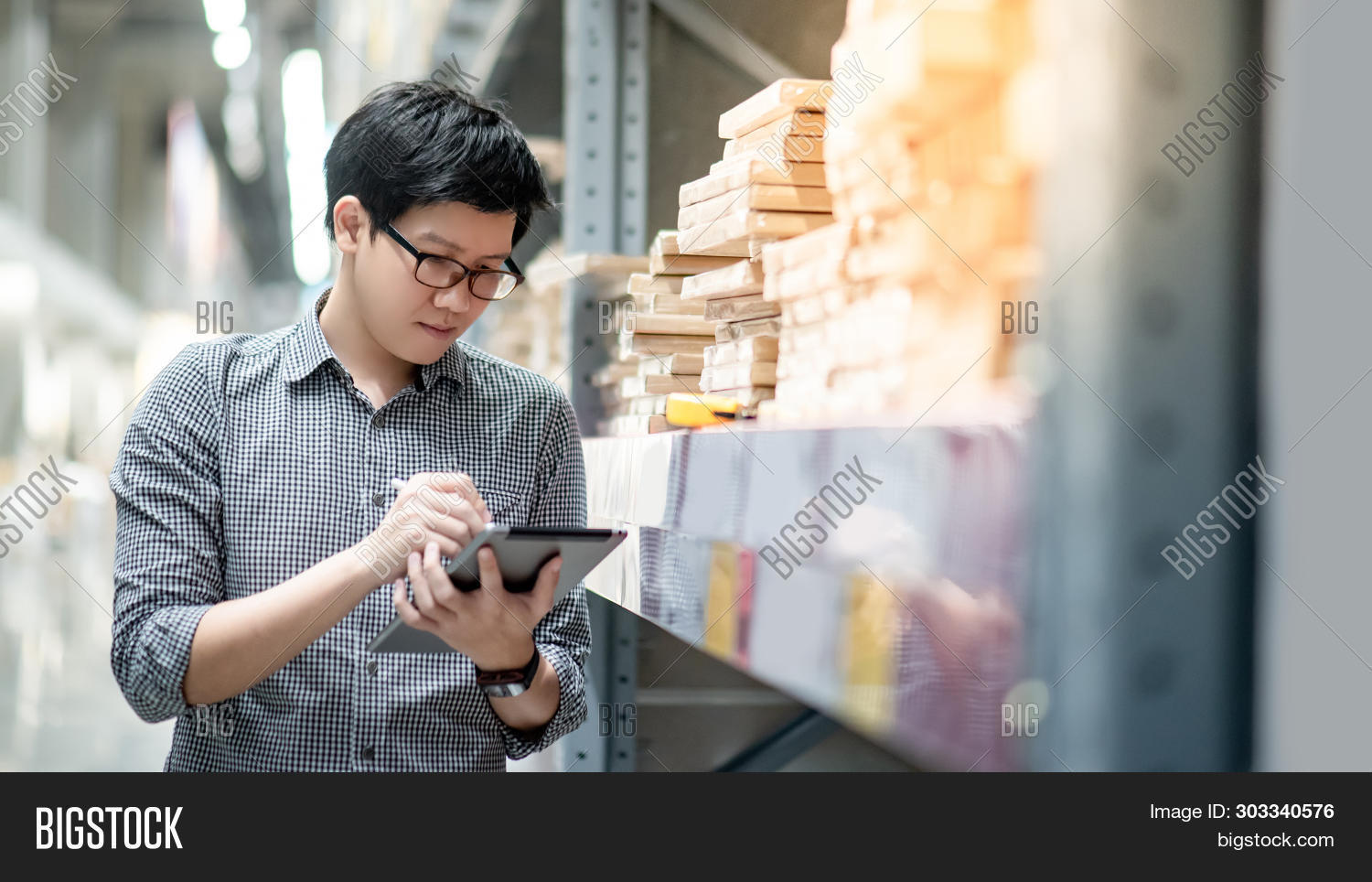 Young Asian Man Worker Image & Photo (Free Trial) | Bigstock