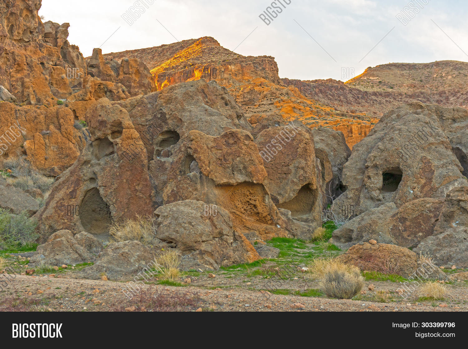 Bizarre Rocks Evening Image & Photo (Free Trial) | Bigstock