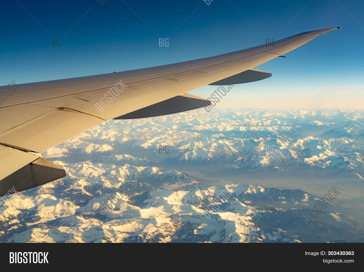 Wing Plane Over Image & Photo (Free Trial) | Bigstock