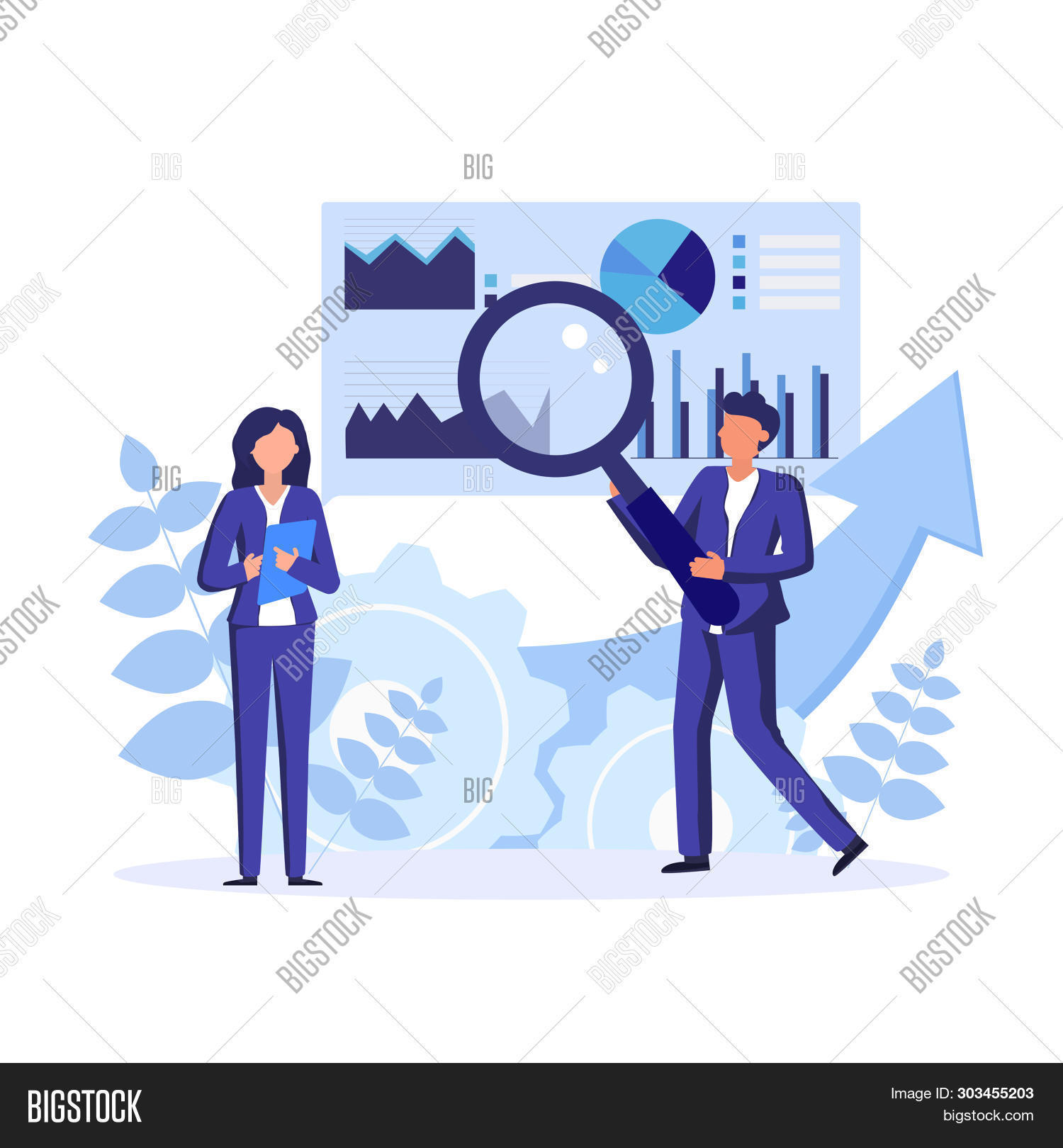 Data Science Research Vector & Photo (Free Trial) | Bigstock
