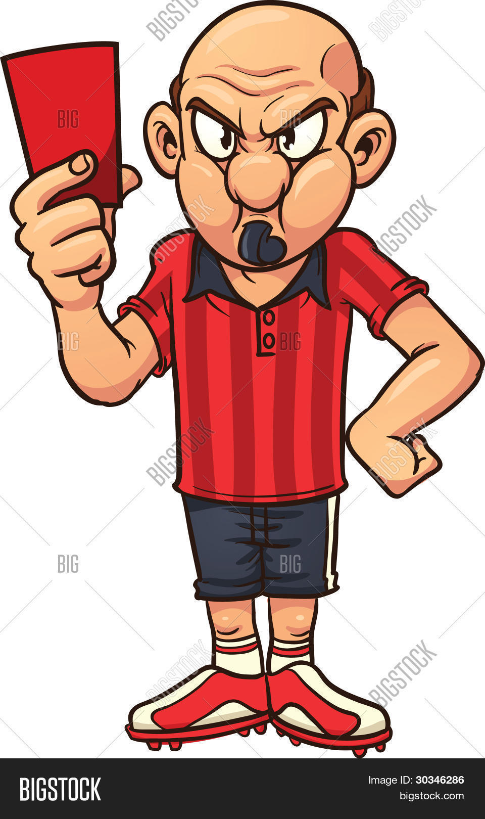 Vector y foto Árbitro De Fútbol (prueba gratis) | Bigstock