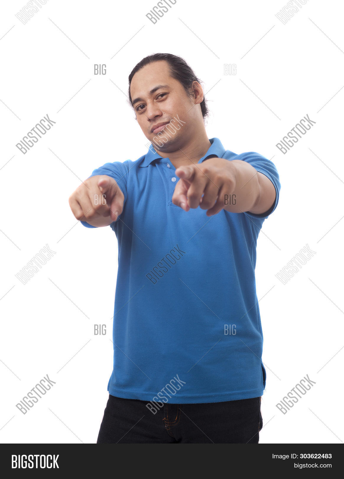 Person Pointing At Camera