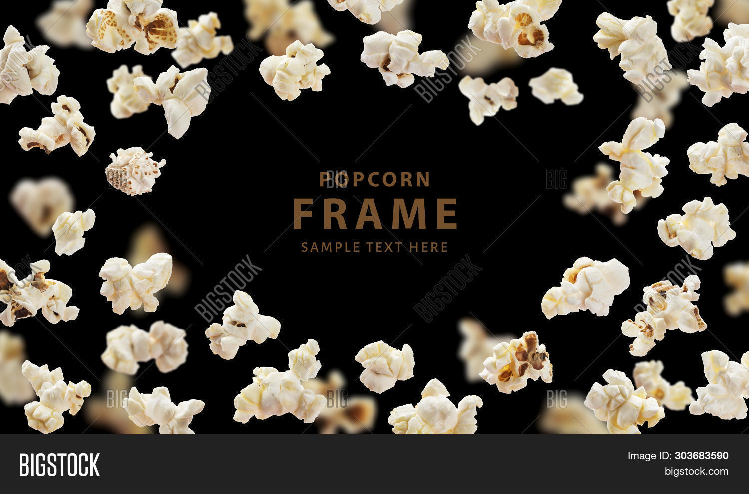 Popcorn Frame, Flying Image & Photo (Free Trial) | Bigstock