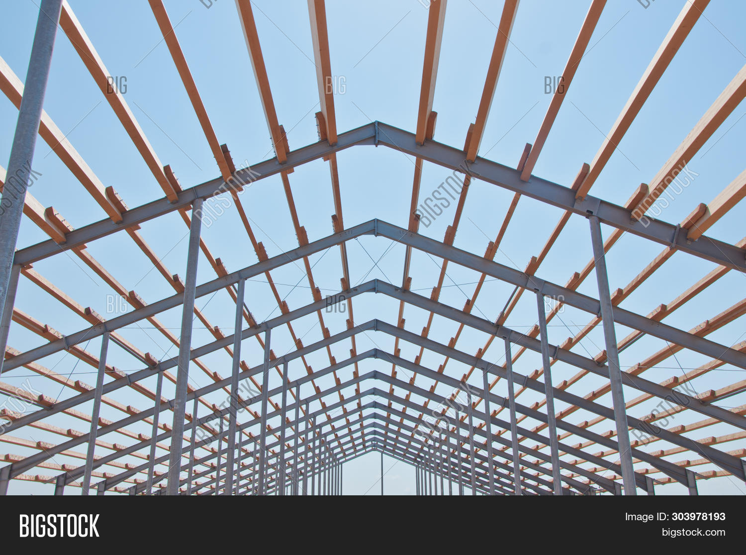 Metal Frame Building Image & Photo (Free Trial) | Bigstock