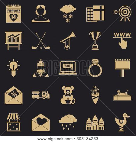 Standard Icons Set. Vector & Photo (Free Trial) | Bigstock