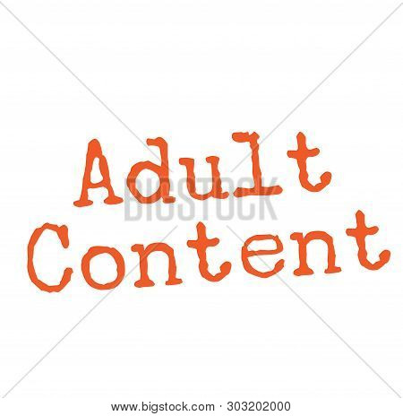 Adult Content Stamp Vector & Photo (Free Trial) | Bigstock