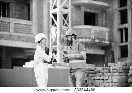 Construction "building Relationship" Images, Illustrations & Vectors ...