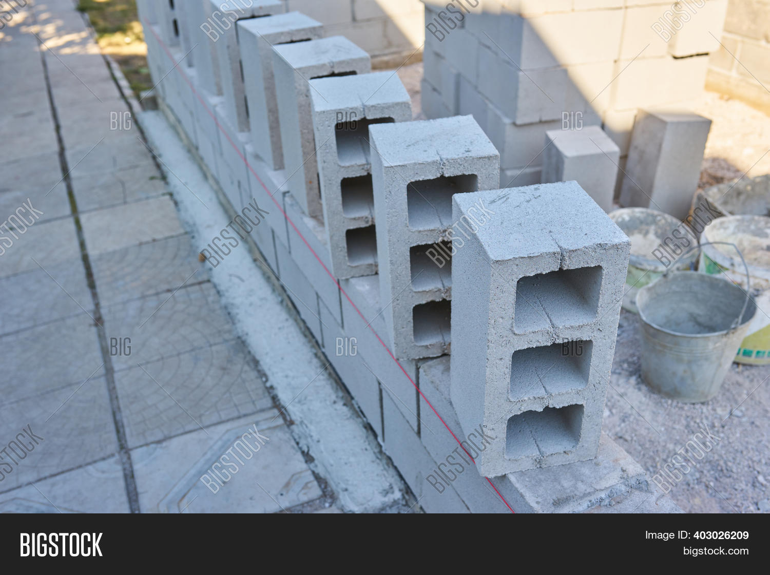 Stack Cement Blocks Image & Photo (Free Trial) | Bigstock