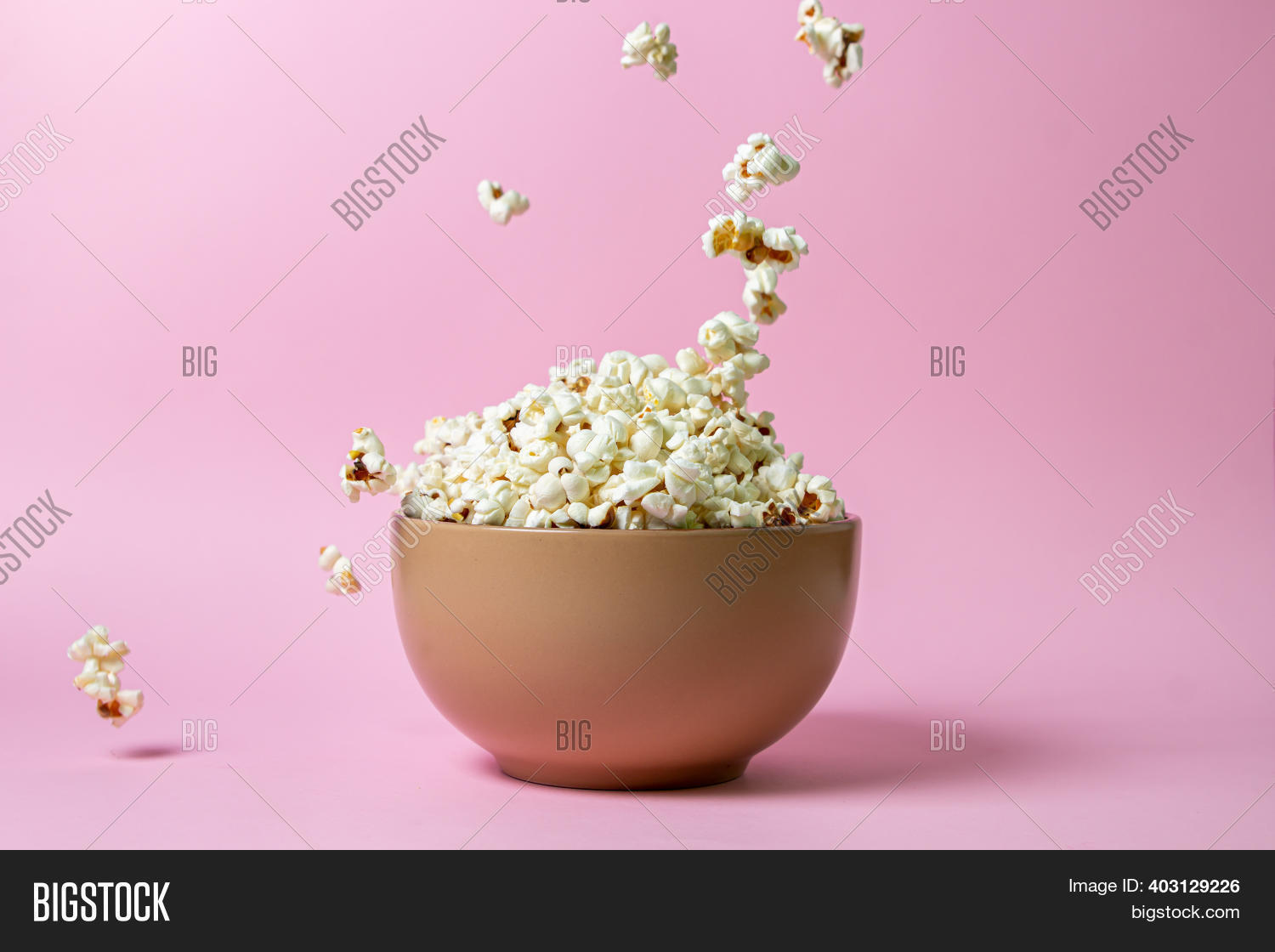 Popcorn On Pink Image & Photo (Free Trial) | Bigstock