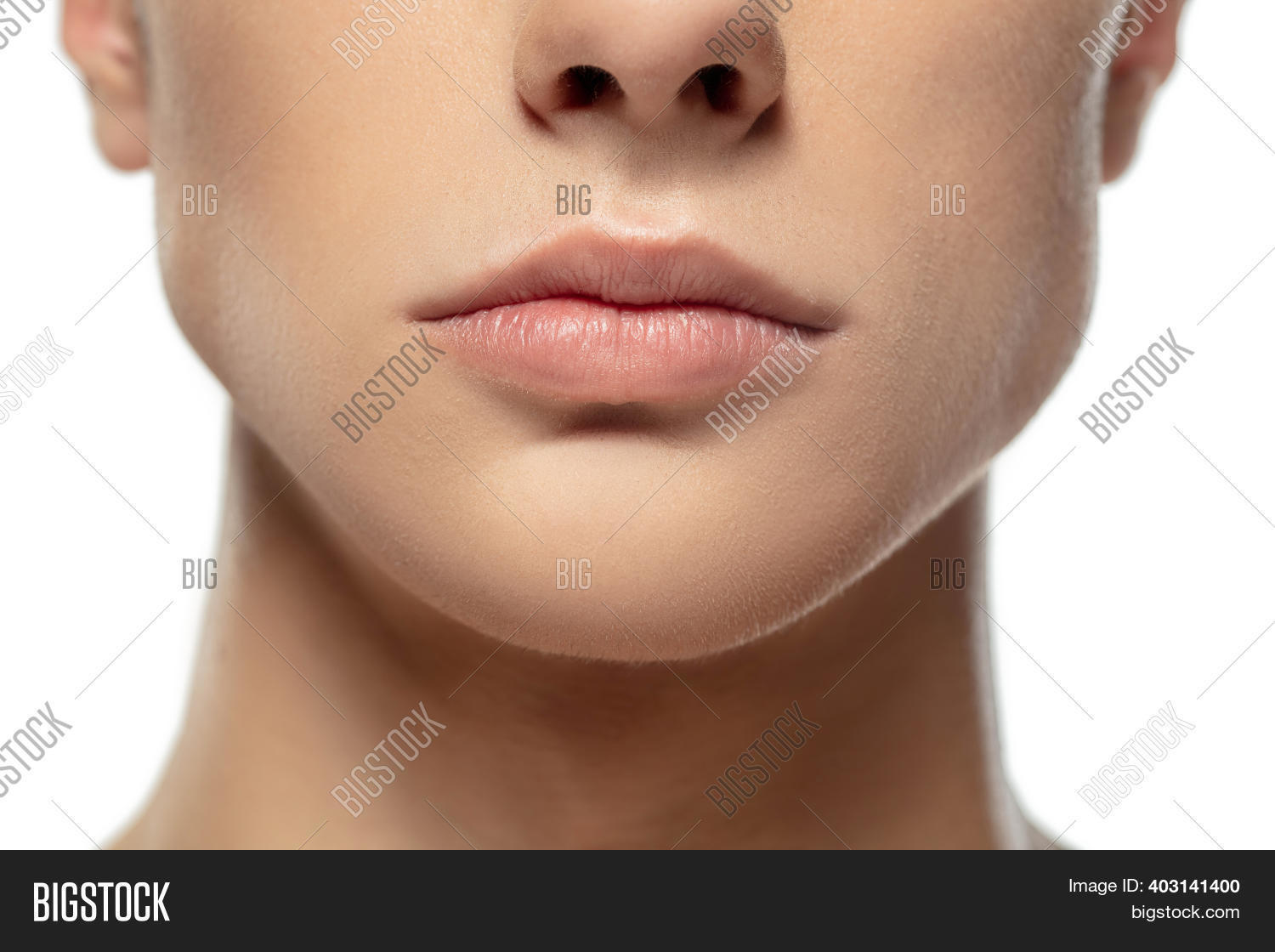 Lips. Close Face Young Image & Photo (Free Trial) | Bigstock