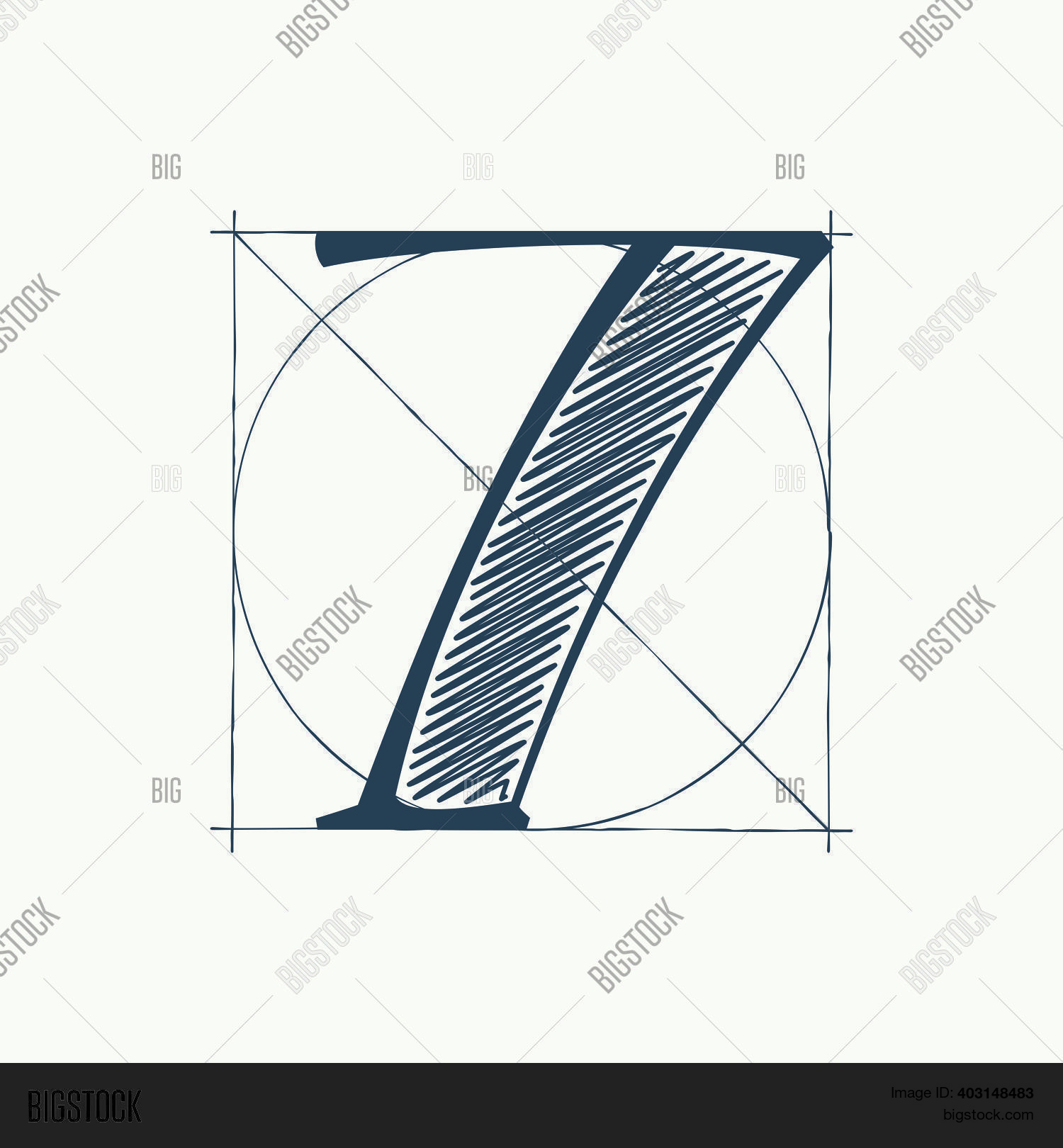 Number Seven Logo Vector & Photo (Free Trial) | Bigstock