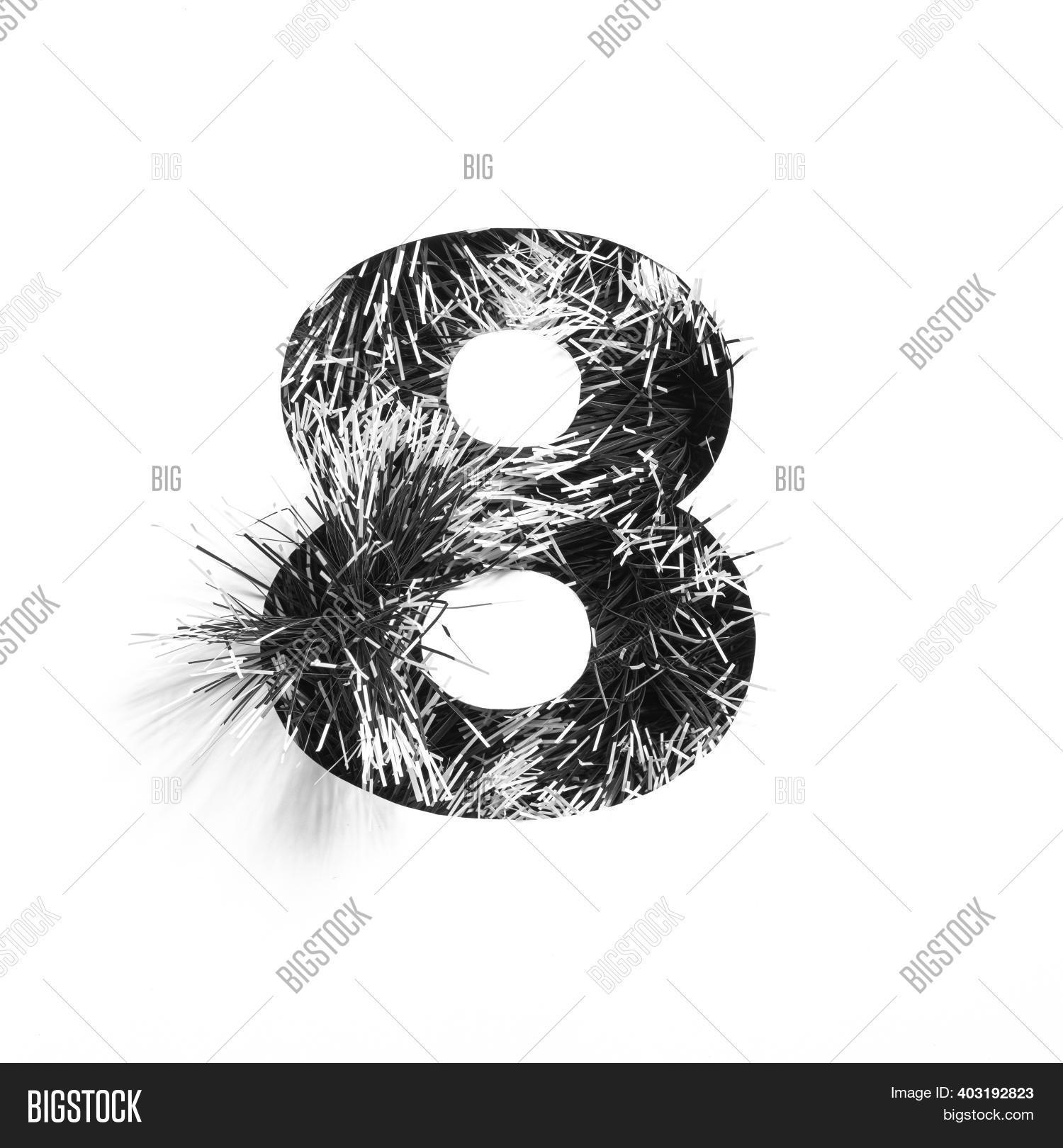 Black Number Eight Image & Photo (Free Trial) | Bigstock
