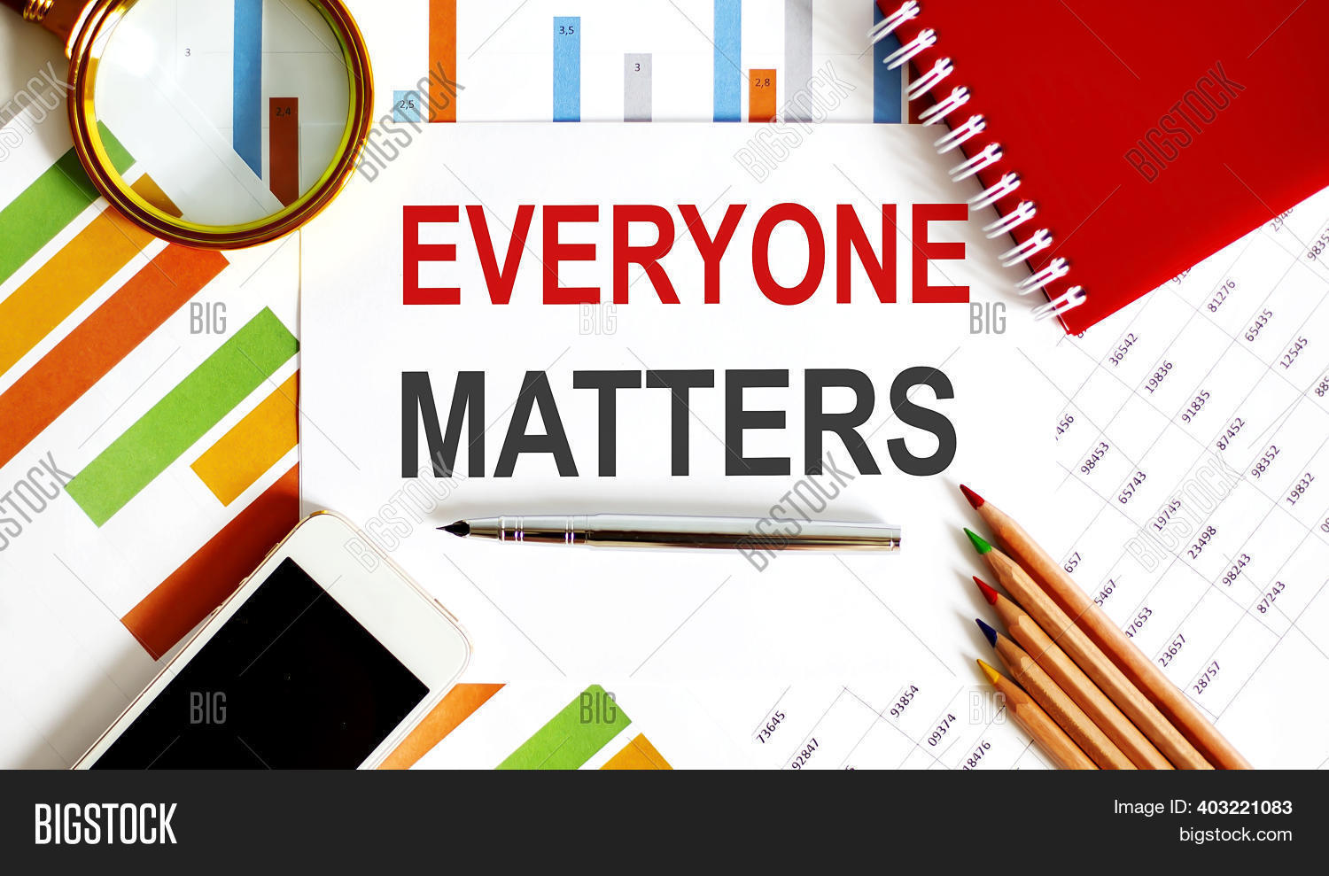 Everyone Matters Text Image & Photo (Free Trial) | Bigstock