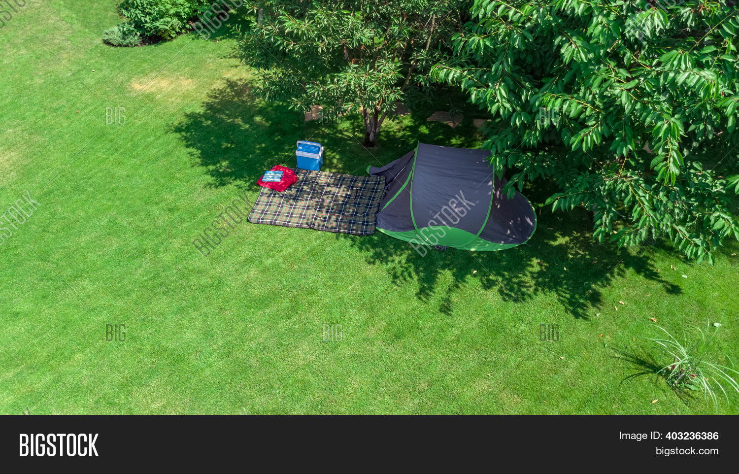 Campsite Aerial View Image & Photo (Free Trial) | Bigstock