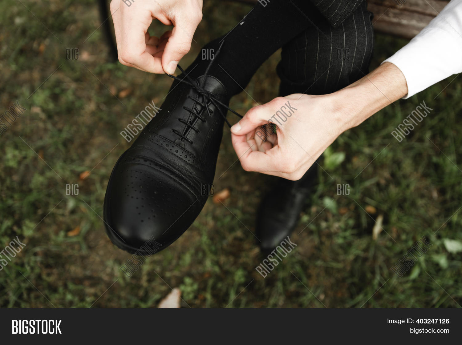 Man Cleans Leather Men Image & Photo (Free Trial) | Bigstock