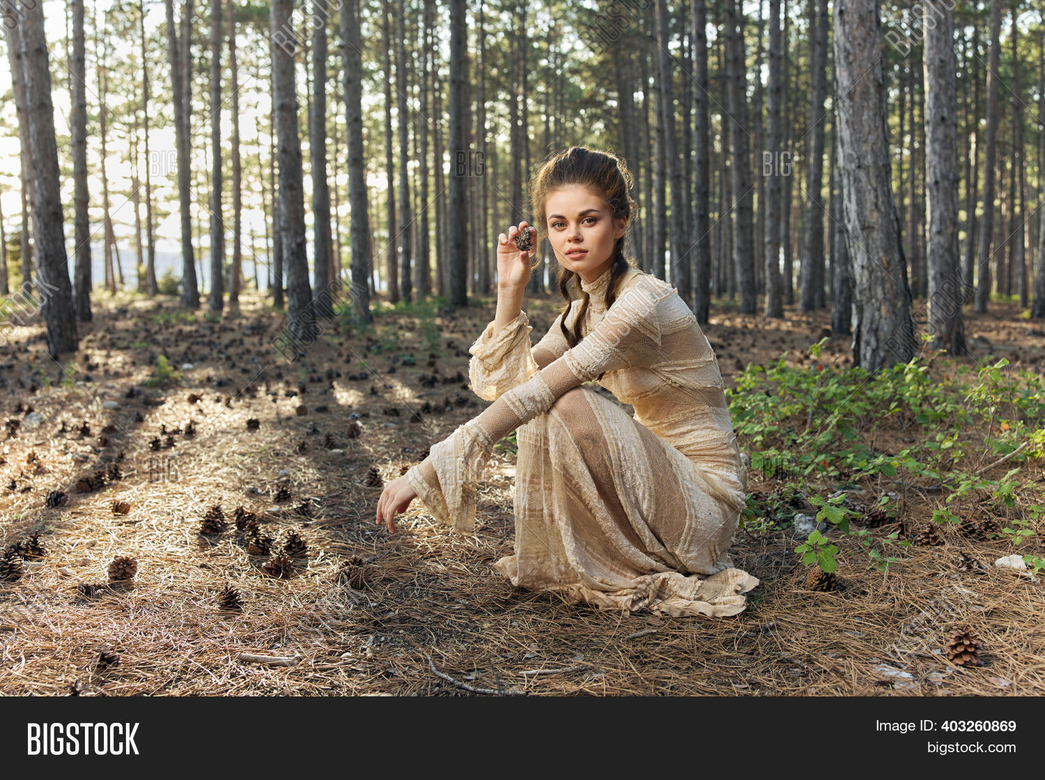 Woman Dress Forest Image & Photo (Free Trial) | Bigstock