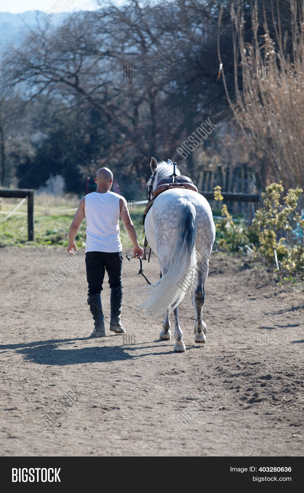 Back View Bald Cowboy Image & Photo (Free Trial) | Bigstock