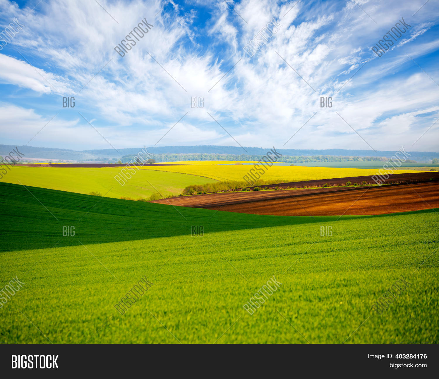 Scenic View Green Image & Photo (Free Trial) | Bigstock