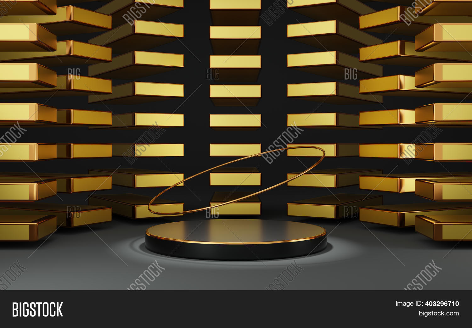 Black Podium Empty Image & Photo (Free Trial) | Bigstock