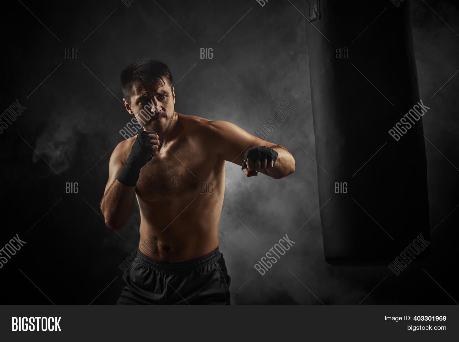 Sporty Shirtless Boxer Image & Photo (Free Trial) | Bigstock