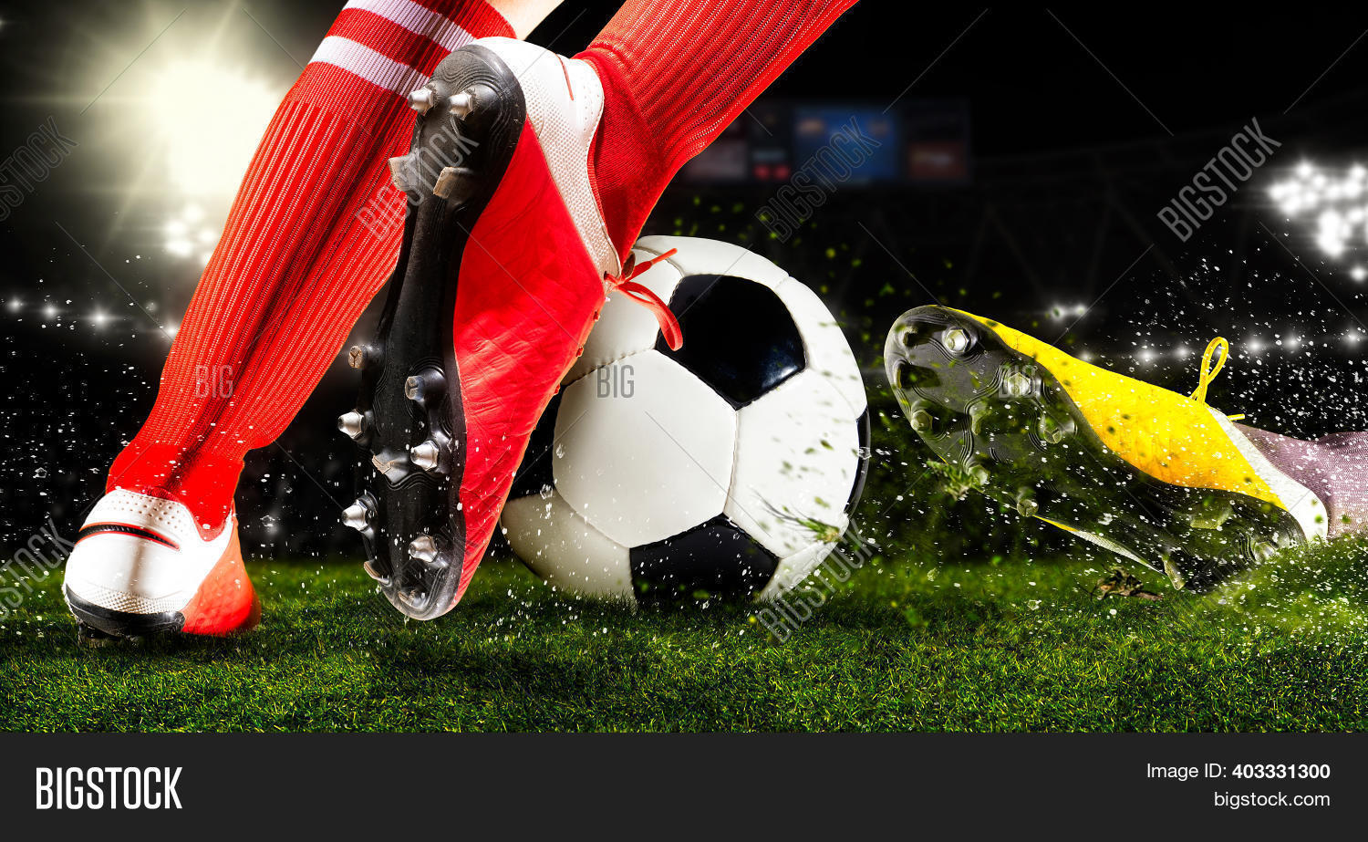 Two Football Player Image & Photo (Free Trial) | Bigstock