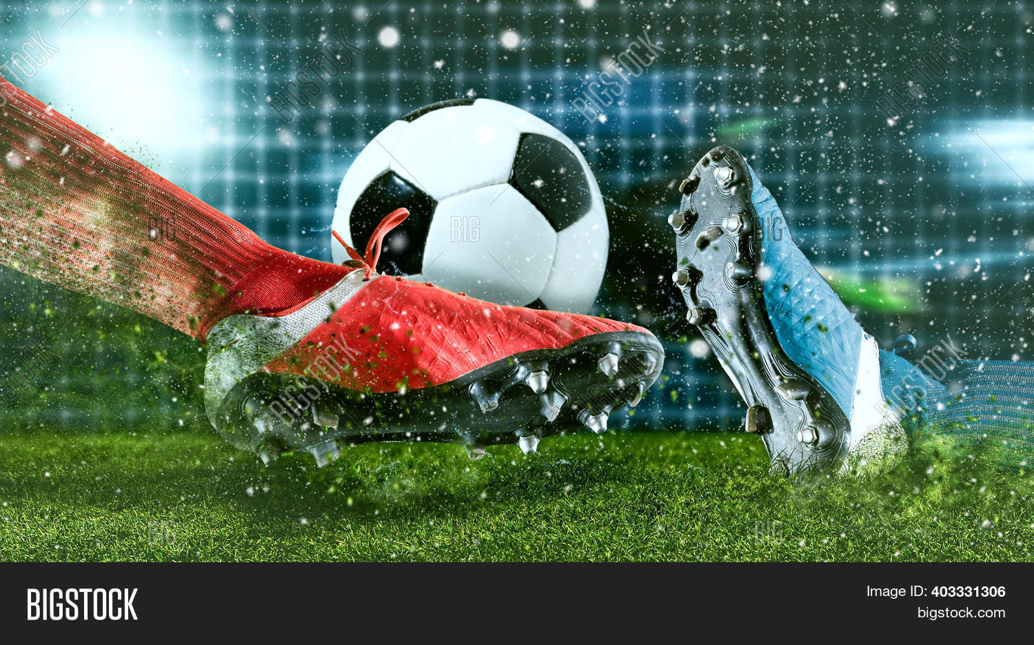 Two Football Player Image & Photo (Free Trial) | Bigstock