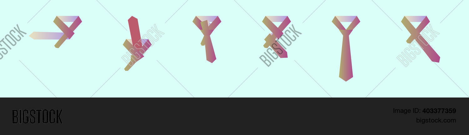 Set Cravat Cartoon Vector & Photo (Free Trial) | Bigstock