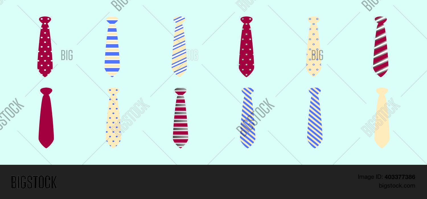 Set Cravat Cartoon Vector & Photo (Free Trial) | Bigstock