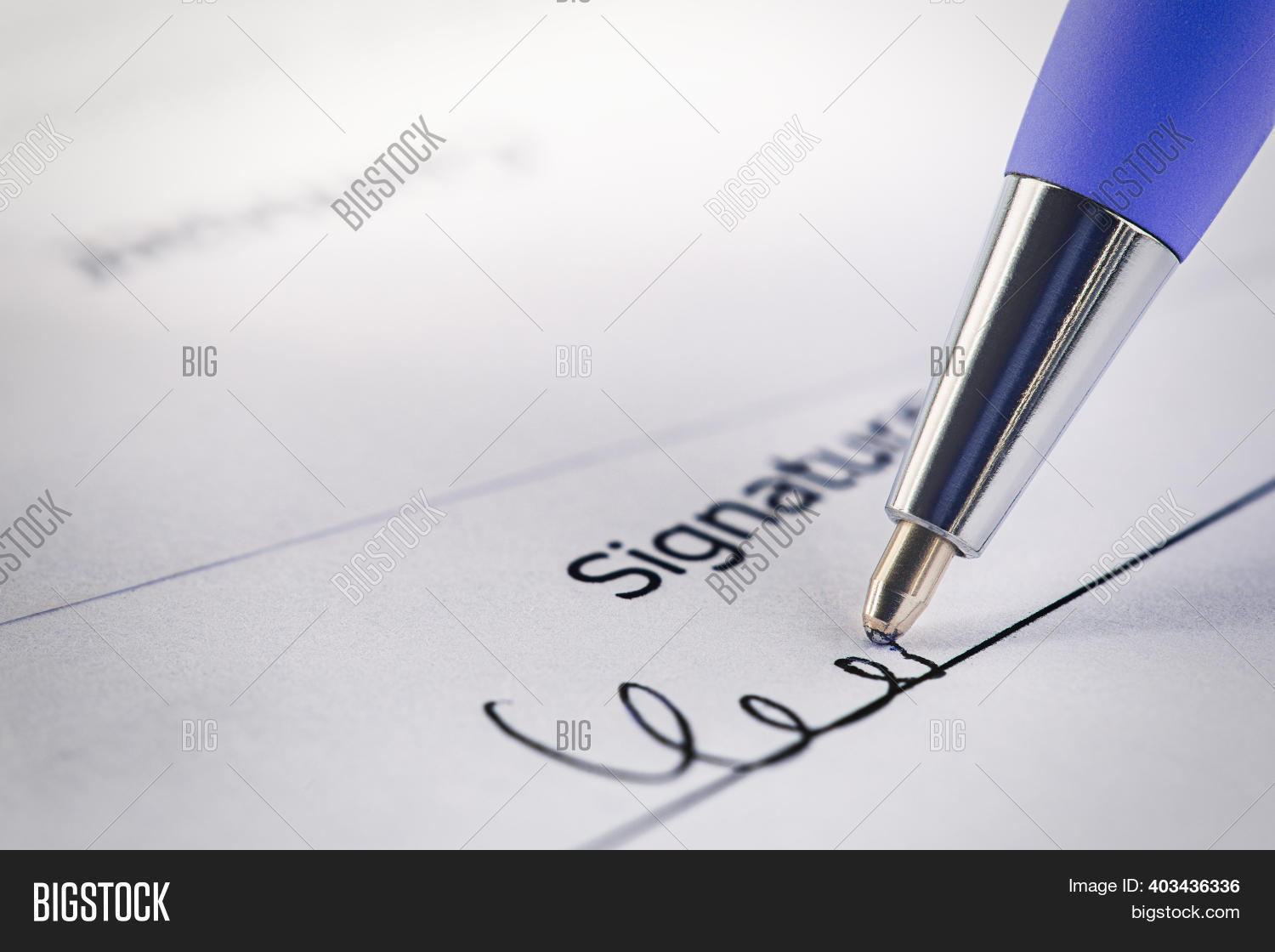 Signature Contract Image & Photo (Free Trial) | Bigstock