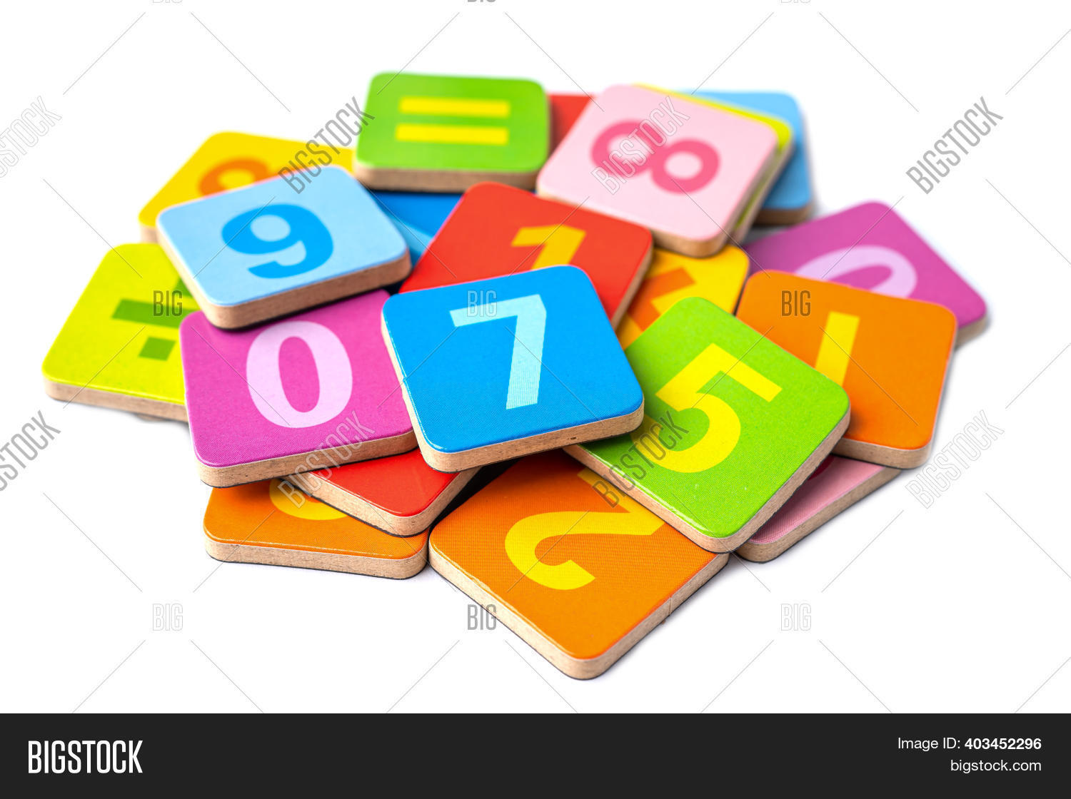 Math Number Colorful Image & Photo (Free Trial) | Bigstock